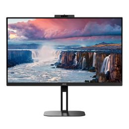 AOC Gaming-Monitor »Q27V5CW/BK« 68, 5 cm/27 ′′ 2560 x 1440 px 1 Reaktionszeit 75 Hz integrierte Windows-Hello-Webcam schwarz neig-, schwenk-, dreh-,..