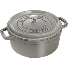 Staub Bräter »Cocotte« Gusseisen 1 Stk. tlg. robust, langlebig, perfekte Hitzeverteilung, Aromaregen-Deckel Graphit-grau 0