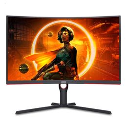 AOC Curved-Gaming-Monitor »CQ32G3SU/BK« 80 cm/32 ′′ 2560 x 1440 px 1 Reaktionszeit 165 Hz schwarz neig, dreh- und höhenverstellbar, VESA...