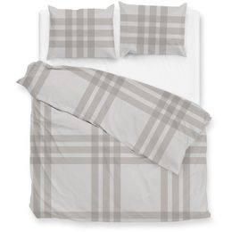 ZO HOME Bettw&auml;sche &raquo;Rombi&laquo; 1 Stk. tlg. Bettw&auml;sche aus 100% Baumwolle, hochwertige Flanell natural Obermaterial: 100% Baumwolle B/L: 135 cm x 200 cm
