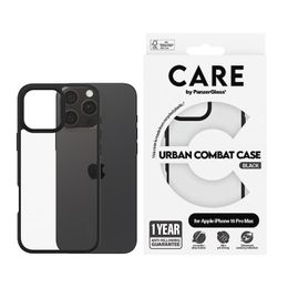 CARE BY PANZERGLASS Handyhülle »Urban Combat Case für Apple iPhone 16 Pro Max« Backcover, Schutzhülle, Handyschutzhülle, Case, Schutzcase, stoßfest...