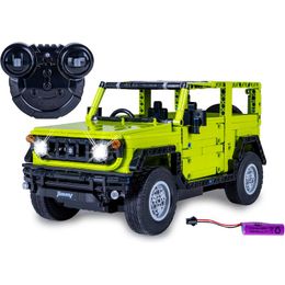 Jamara RC-Auto »CaDA, Suzuki Jimny 1:12 grün 2, 4GHz Bricks« mit LED Licht grün