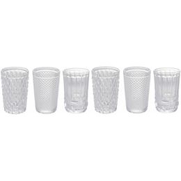 VILLA D'ESTE Gläser-Set »Blend Transparent« Wassergläser-Set, 6-teilig, Inhalt 350 ml transparent