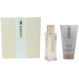 Lacoste Duft-Set »Pour Femme« mit selbstbewusstem Charakter goldfarben Damenduftpaket von Lacoste