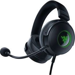 Razer Gaming-Headset »Kraken V3 Hypersense« Mikrofon abnehmbar Rauschunterdrückung schwarz