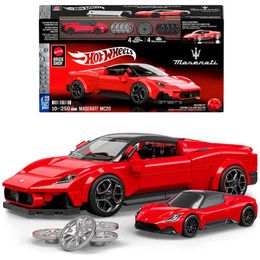 Mattel Modellbausatz »Mattel Brick Shop, Hot Wheels, SPEED SERIES MASERATI MC20« 250 Stk. tlg. 1:32 rot