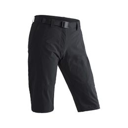 Maier Sports Caprihose »Kluane« Damen Shorts, kurze Wanderhose, Outdoorhose mit 2 Taschen, Regular Fit schwarz 20 - Kurzgrößen Kurzgrößen 20...