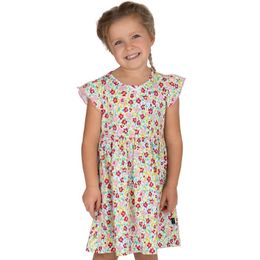 TRIGEMA Jerseykleid »Kleid mit farbenfrohem Blumenmuster« 1 Stk. tlg. hibiskus 128 - Normalgrößen Normalgrößen 128 DELUXE-Single-Jersey