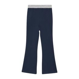 s.Oliver JUNIOR Leggings mit Glitzerbund und leichtem Schlag BLUE 122 - N-Gr N-Gr 122 Leggins von s.Oliver Kids Girls