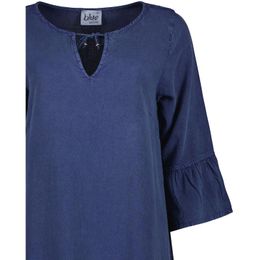 Blue Seven Sommerkleid »Damen Kleid« 1 Stk. tlg. 570 - DK BLAU 40 40 Kleid mit schönen Volant Ärmel