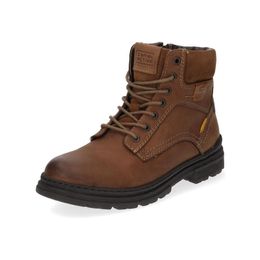 Camel Active Schnürstiefelette »Stiefelette Leder« Tan 44 44 Verschluss: Schnürung