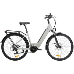 KROSS »E-Trekkingrad Trans Hybrid LS 2.0 28 Zoll grau« 8 Gang Shimano ALTUS M310 Schaltwerk Kettenschaltung Mittelmotor 250 W Pedelec,...