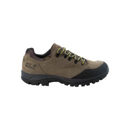 Jack Wolfskin Trekkingschuh »REBELLION TEXAPORE LOW M« beige UK7-EU405 UK7-EU405 Robuster, hochwertiger Vollleder-Trekkingschuh