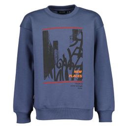 Blue Seven Sweatshirt »Teenager Jungen Sweatshirt« 1 Stk. tlg. 537 - OCEAN 140 140 Sweatshirt mit coolem Graffiti Druck für Teenager Jungen
