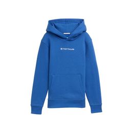 Tom Tailor Hoodie mit Logo-Print soft sapphire blue 176 176 Sweatshirt von Tom Tailor