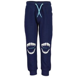 Blue Seven Sweathose »Sweathose« Kontrasteinsatz 564 - ULTRAMARIN 128 128 Jungen Sweathose mit lustigen "Glow-in-the-Dark" Einsätzen an den Knien