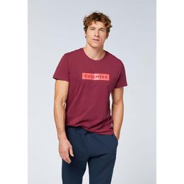 Chiemsee Print-Shirt Tibetan Red XXL (60/62) XXL (60/62) Chiemsee Herren-Shirt mit gedrucktem Logo
