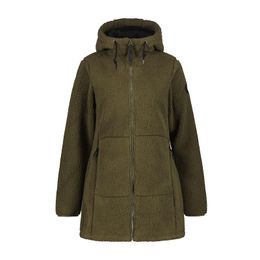 Icepeak Fleecejacke &raquo;D SOFTSHELLBLOUSON MADEIRA&laquo; 1 Stk. tlg. DARK OLIVE XL (44/46) XL (44/46) Fleecejacke mit fester Kapuze und Kordelz&uuml;gen f&uuml;r...