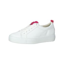 Paul Green Sneaker »Sneaker Glattleder« Weiß/Pink 37,5 37,5 Verschluss: Schnürung