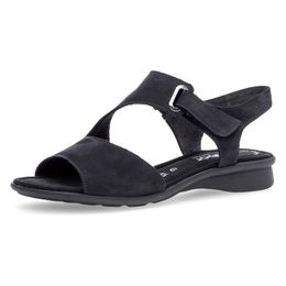 Gabor Keilsandalette &raquo;FLORENZ&laquo;, Sommerschuh, Riemchensandale, Komfortschuh in Weite G (=weit) nachtblau 39 39 Klassische Sandalette in zeitlosem...