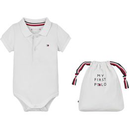 Tommy Hilfiger Neugeborenen-Geschenkset »POLO BODY GIFTPACK« Set, 2er, 2 Stk. tlg. mit Polokragen White 86 Geschenkset von Tommy Hilfiger