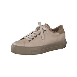 Paul Green Sneaker »Sneaker Glattleder« Beige 42,5 42,5 Verschluss: Schnürung