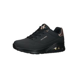 Skechers Sneaker »Sneaker Lederimitat/Textil« Schwarz/Schwarz 37 37 Verschluss: Schnürung