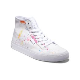 DC Shoes Sneaker »Manual« White/Splatter 9,5(41) 9,5(41) Design mit Spezial-Canvasobermaterial