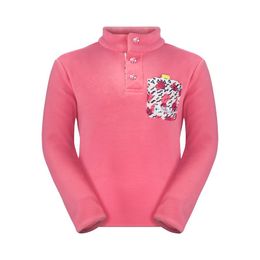 Jack Wolfskin Troyer »VILLI BUTTON FLEECE K« pink-lemonade 116 116 Fleece-Pullover für Kinder