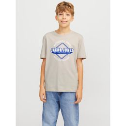Jack & Jones Jack & Jones Junior Kinder Rundhalsshirt &raquo;JJELOGO TEE SS O-NECK 2 COL S NOOS JNR&laquo; gelb 128