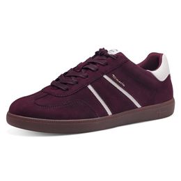 Tamaris Plateausneaker, Freizeitschuh, Halbschuh, Schnürschuh mit gepolstertem Schaftrand bordeaux 36 36 Modischer Sneaker mit Logoprägung und...