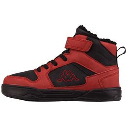 Kappa Sneaker - mit kuscheligem Warmfutter red-black 26 26 Wärmende Wintersneaker von Kappa für Kinder