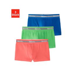 Bench. Boxer »Boxershorts für Jungen« Packung, 3 Stk. tlg., unifarben mit neon Bündchen orange / grün / blau 122/128 122/128 Bench Boxer für Jungen...