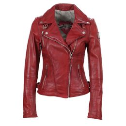Freaky Nation Lederjacke »Biker Princess« rot M (38)