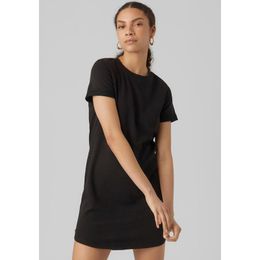 Véro Moda VERO MODA Jerseykleid »VMSASHAMILLA SS SWEAT DRESS NOOS« Sommerkleid black XS - N-Gr N-Gr XS Shirtkleid von Vero Moda