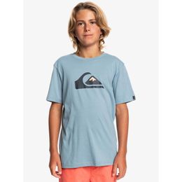 Quiksilver T-Shirt »Comp Logo« Faded Denim 16(165-172cm) 16(165-172cm) Stoff: leichter Baumwoll-Jersey [160 g/m2]