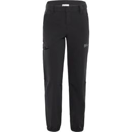 Jack Wolfskin Outdoorhose »TURBULENCE PANTS K« black 164 - Normalgrößen Normalgrößen 164 2 Hüfttaschen, Beintasche