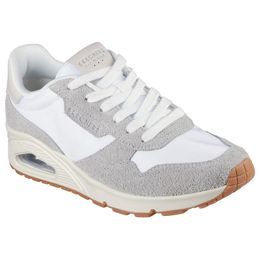 Skechers Sneaker »UNO-VINTAGE DAYZ« Keilsneaker, Plateausneaker, Schnürschuh im Vintage-Look weiß 38 38 Skechers Sneaker im angesagten Material-Mix