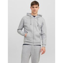Jack & Jones JACK & JONES Kapuzensweatjacke »JJEBRADLEY mit Kapuze, ideal für kalte Jahreszeit« mit Kapuze Light Grey Melange XL XL Herren-Sweatjacke von Jack &...