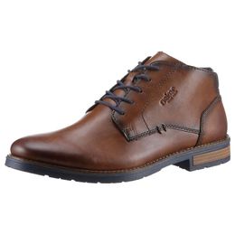 Rieker Schnürstiefelette, Business-Stiefelette, Schnürboots mit weicher Innensohle braun-dunkelblau 43 43 Schnürstiefelette im klassischen Style