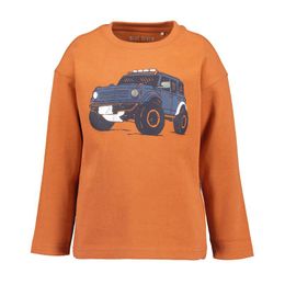 Blue Seven Langarmshirt »Langarmshirt« 1 Stk. tlg. 279 - KAROTTE 128 128 Cooles Langarmshirt aus Biobaumwolle für Jungen