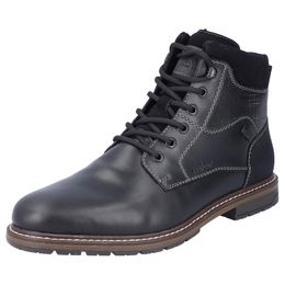 Rieker Winterstiefelette, Schnürstiefel, Business Schuh mit wasserabweisender TEX-Membran schwarz 43 43 Schnürstiefelette mit gepolstertem Schaftrand