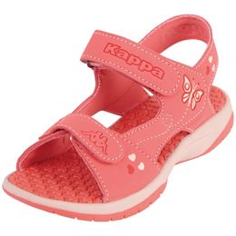 Kappa Riemchensandale - mit vielen verspielten Details coral-rosé 25 25 Detailverliebte Kinder Sandale von Kappa für Kinder