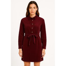 Only Cordkleid »ONLNESSA L/S CORD DRESS CC PNT« Eingrifftaschen Cabernet M - N-Gr N-Gr M Kurzes Kleid von Only