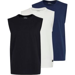 Blend Tanktop »BHJAXY Sleeveless Top -3-pack« Packung, 3 Stk. tlg. Black,White, Dress Blues 3XL 3XL Basic Top von Blend