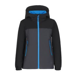 Icepeak Softshelljacke »KONAN JR« 1 Stk. tlg. mit Kapuze aus winddichtem und wasserabweisendem Material ANTHRACITE 128 128 Softshelljacke KONAN von...