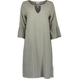 Blue Seven Sommerkleid »Damen Kleid« 1 Stk. tlg. 756 - KHAKI 38 38 Kleid mit schönen Volant Ärmel