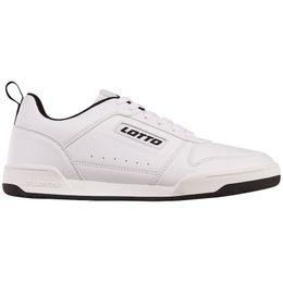 Lotto Sneaker - in großen Größen erhältlich WHITE-BLACK 48 48 Retro Unisex Sneaker in XL Größen