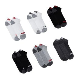 Levi's Kids Herren Levi's Kids Kurzsocken &raquo;LHN BOX TAB LOW CUT 6PK MarkeL&laquo; Packung, 6 Stk. tlg. UNISEX grau