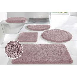 my home Badematte &raquo;Sanremo, Badvorleger, Badezimmer Teppich, sehr weich&laquo; H&ouml;he 30 mm rutschhemmend beschichtet fu&szlig;bodenheizungsgeeignet schnell 
